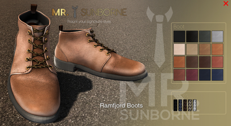 Second Life Marketplace - Mr. Sunborne Ramfjord Boots